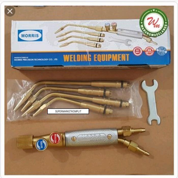 Jual Alat Blender Las Karbit Gas ACT Acetylene Oxygen 4 Nozzle Tip ...