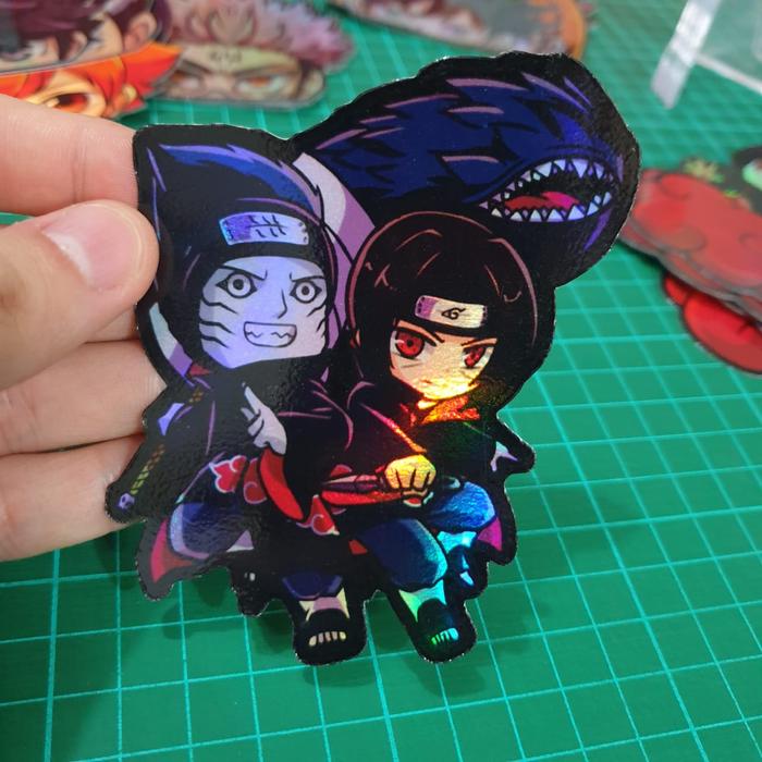Jual Sticker Hologram Anime - PSH225 - Besar - Naruto - Akatsuki ...