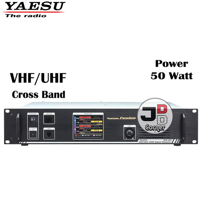 Jual Repeater Yaesu DR-2X Dualband Crossband VHF / UHF ORI Baru DR2X DR ...