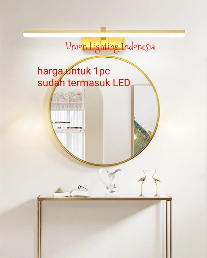 Promo SL8020-42CM LAMPU WASTAFEL LED 5 WATT LAMPU DINDING TOILET GOLD ...