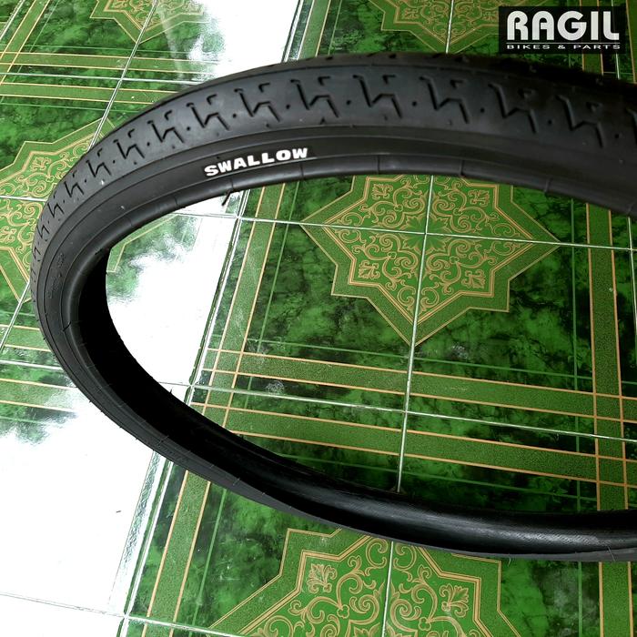 Jual BAN LUAR SEPEDA 26 x 1.75 26x1.75 SWALLOW HITAM HALUS RACING DELI TIRE - Kab. Klaten ...