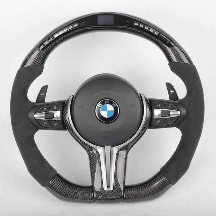 Jual STEERING WHEEL STIR MSPORT CARBON RACE DISPLAY BMW F30 F32 F15 F25 ...