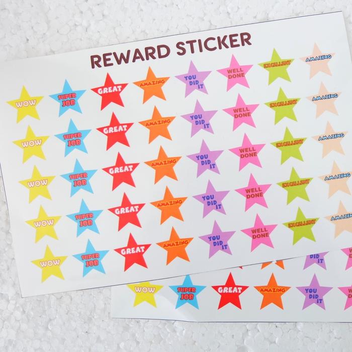 Jual STIKER REWARD BINTANG / REWARD STICKER STAR READY - Kota Surabaya ...