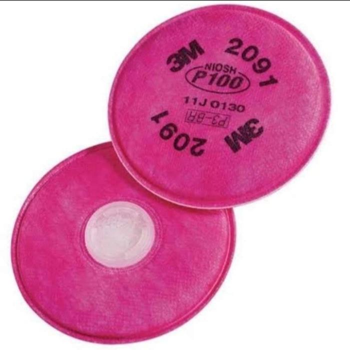 Jual 3M Particulate Filter 2091 P100 Respiratory Protection Original 3M ...
