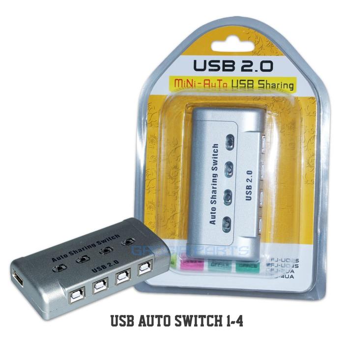 Jual Auto Switch Printer 4 Port USB / Sharing Switcher 1-4 - Kota ...