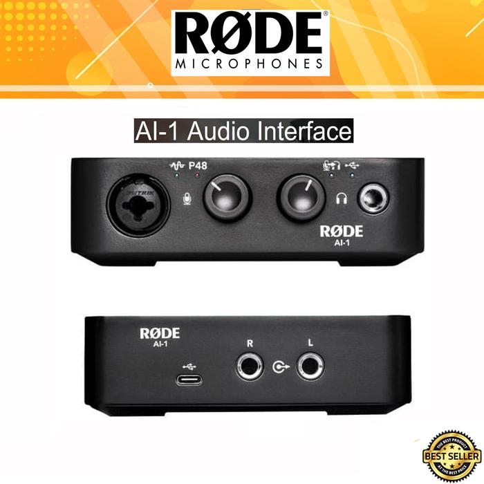 Promo Rode AI-1 Studio Quality USB Audio Interface - AI1 Original Resmi ...