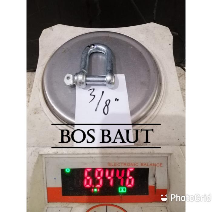 Jual Klem Segel (3/8" - 10mm) / SEGEL D 10 mm / D SHACKLE CLAMP - Kota ...