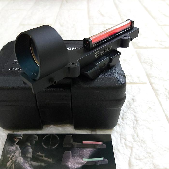 Jual scope Vomz PFO pilad 1x28 russian red dots fiber optic solar power ...