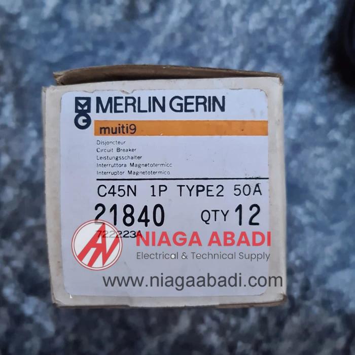 Jual MCB Merlin Gerin Multi9 C45N C50 50A 1P 21840 - Jakarta Pusat ...