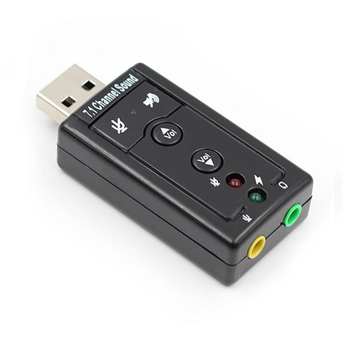 Jual SoundCard Adapter USB 7.1 Channel External 7.1 Channel Soundcard ...