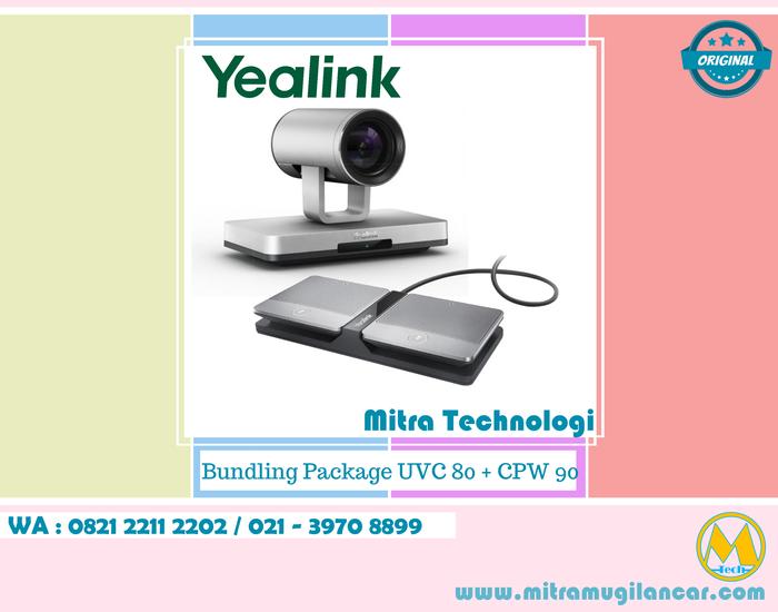 Jual Yealink UVC80+CPW90 ( Bundling Package ) - Kota Bekasi - Mitra ...