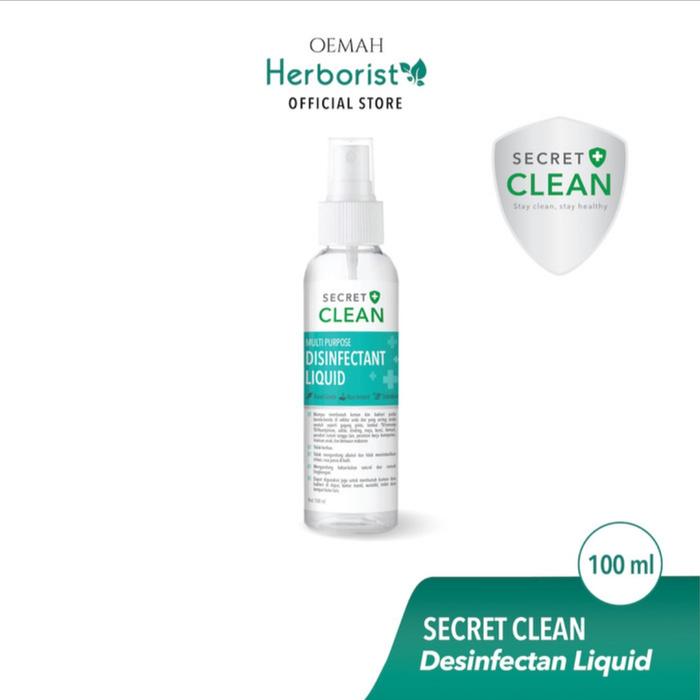 Jual SECRET CLEAN Multi Purpose Disinfectant Liquid 100ml - Kota ...