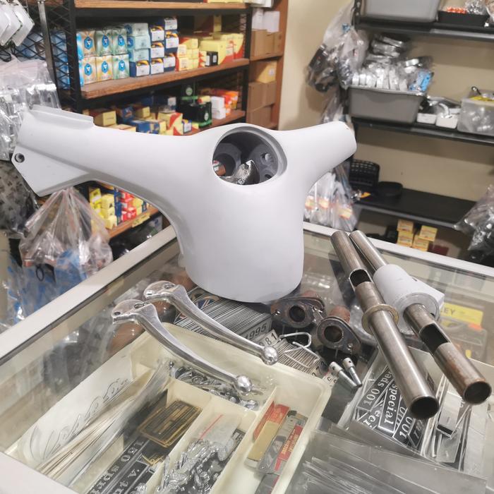 Jual Stang kepala super bulat set stick pulley dan handle vespa super ...