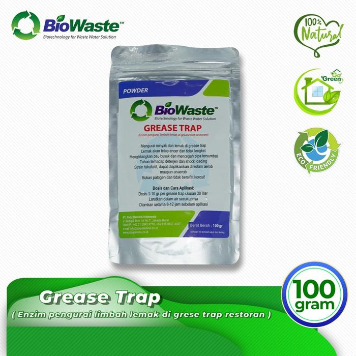 Jual BioWaste Grease Trap Pengurai Minyak dan Lemak Air Limbah Restoran ...