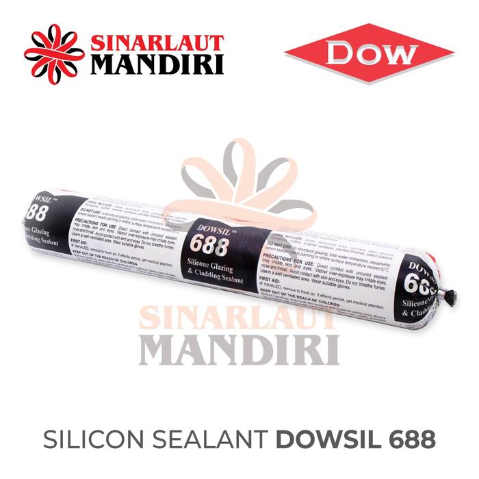 Jual Lem Kaca / silicon Dowsil 688, 600ml Weatherseal Sealant - White - Jakarta Barat - Sinar ...