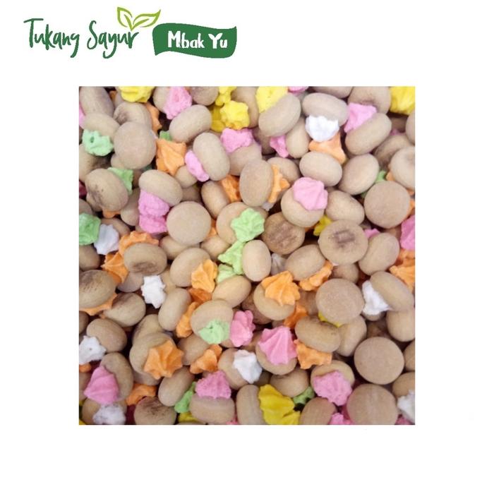 Jual cemilan kue kancing monas - biskuit jadul gurih per pak - Kota ...