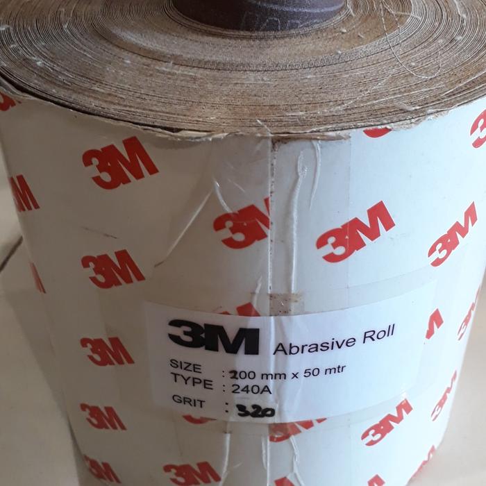 Jual Abrasive/Amplas Roll, 3M Grid #320,size:4" x 50 mtr - Kab. Bekasi - Gudang Isolasi | Tokopedia