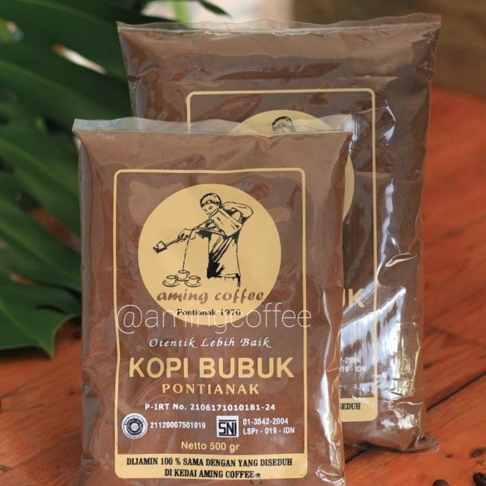 Jual Aming Coffee, Kopi Legendaris Khas Pontianak Kemasan 200 Gram ...