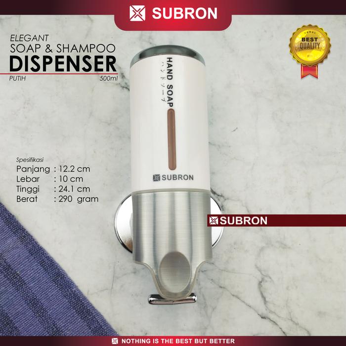 Promo SUBRON Soap Dispenser Single Tempat Sabun Cair Plastik Tebal ...