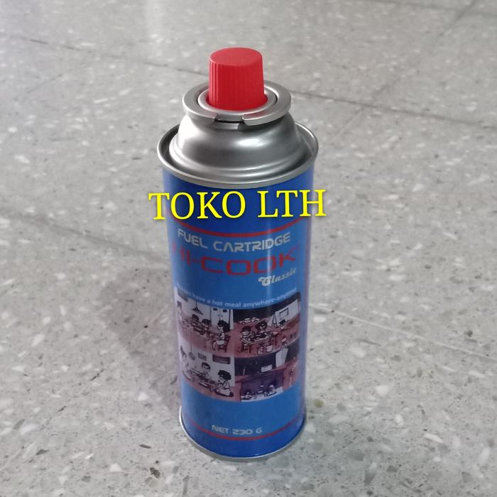 Jual TABUNG GAS PORTABLE HICOOK BUTANE 230 GRAM / TABUNG GAS ISI KECIL ...