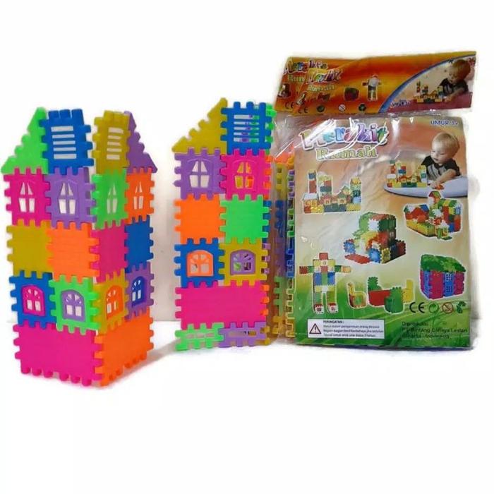 Jual Mainan Edukasi Anak Puzzle Merakit Rumah - Kota Tangerang - EJO ...
