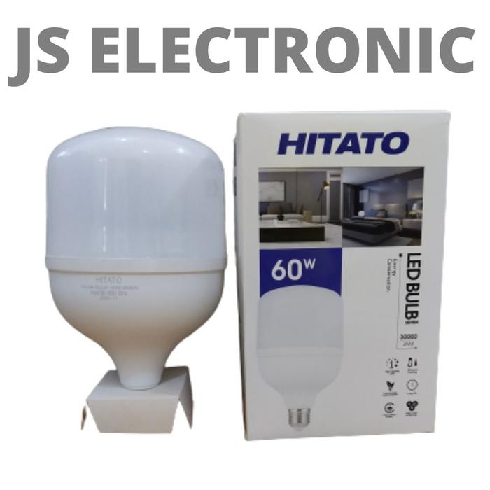 Jual Lampu LED T BULB/ BULB/ TABUNG HITATO 60W/ 60 WATT PUTIH HIGH ...