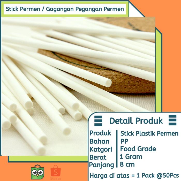 Jual stick plastik permen / lolipop stick permen / gagang pegangan ...