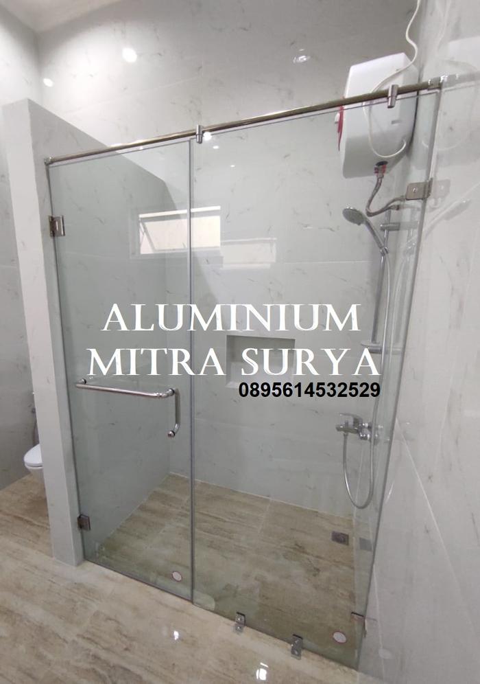 Jual Kaca Shower Screen Pintu TemperGlass Door Partisi Pembatas Kamar ...