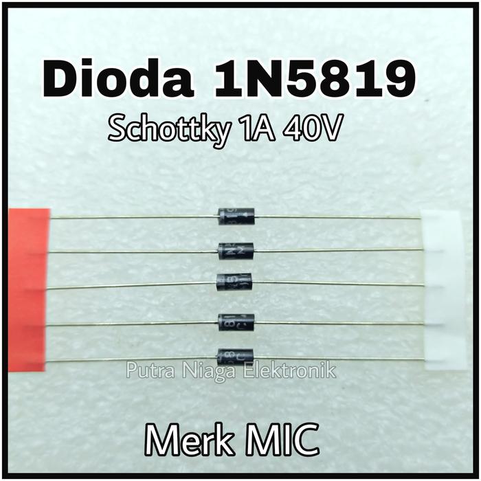 Jual Dioda 1N5819 1A 40V / IN5819 Rectifier Schottky Diode 1N 5819 ...