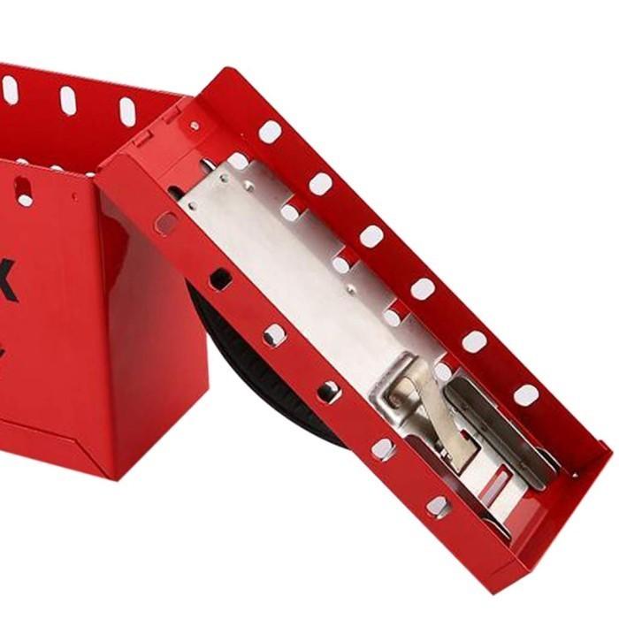 Jual LOTO Box Safety Lockout Tagout Storage, Up To 13 Padlocks, a ...