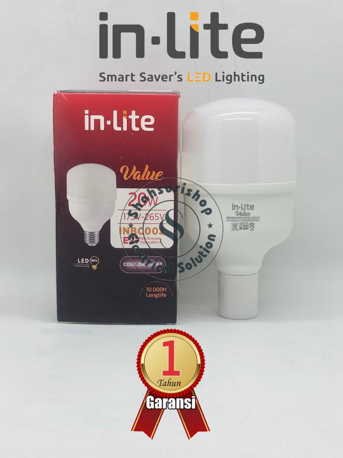 Jual LAMPU LED CAPSULE IN LITE VALUE 20W 20 W WATT INBC002 PUTIH BERGARANSI - Jakarta Timur ...