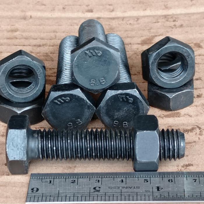 Jual BAUT BAJA M14 X 65 / BAUT MUR HTB 8.8 M14X65 FULL DRAT KUNCI 22 - Kab. Tangerang - Sinar ...
