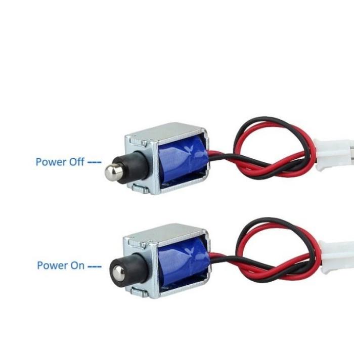 Jual MINI SOLENOID SELENOID DOORLOCK 5V ARDUINO RASPI MINIATURE - Kab ...