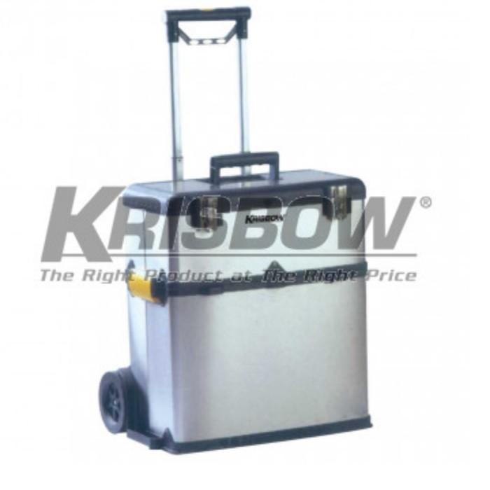 Jual KRISBOW KOTAK PERALATAN DENGAN RODA 2 KOMPARTEMEN / ROLLER TOOL ...