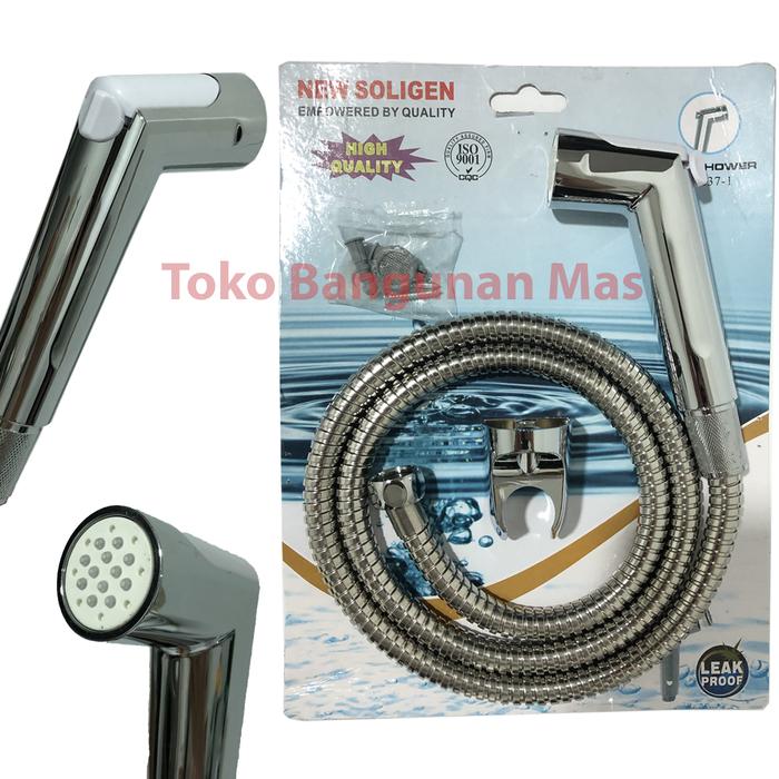 Jual Jet Shower Set Kepala SOLIGEN Washer Toilet Bidet Chrome Stainless TOP - Jakarta Utara ...
