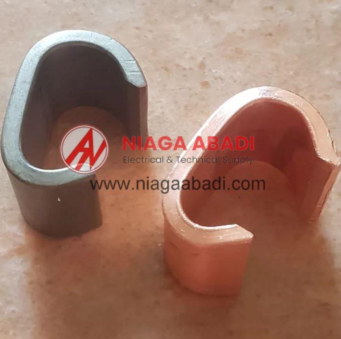 Jual Clamp Klem C Tembaga Copper C-Clamp Cable Run CCC 240-120 120-240 ...