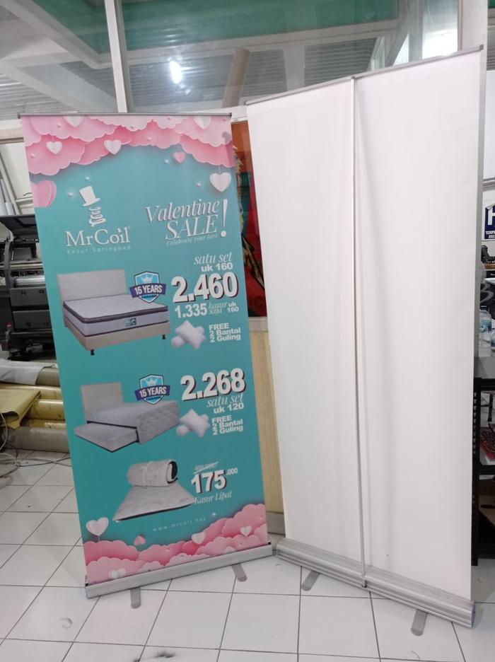 Jual Roll Banner 85x200 1 Hari Jadi Digital Printing Surabaya ...
