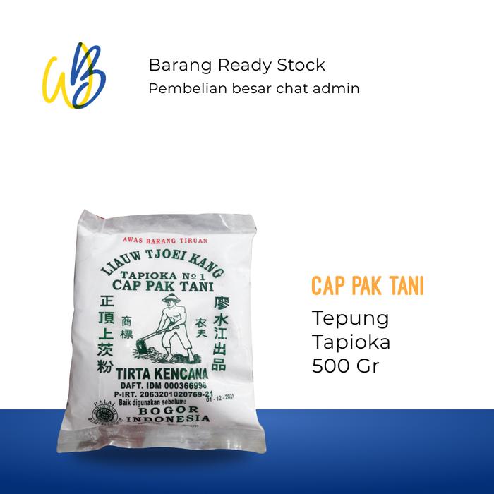 Jual Tepung Tapioka Sagu Cap Pak Tani 500 Gr Kemasan - Kota Medan ...