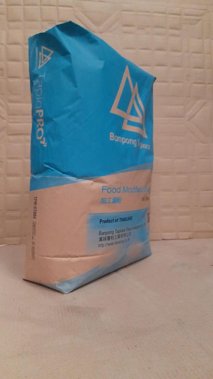 Jual Modified Starch-Tapioka-BANPONG-THAILAND-UNTUK BUBBLE TEA 25 KG ...