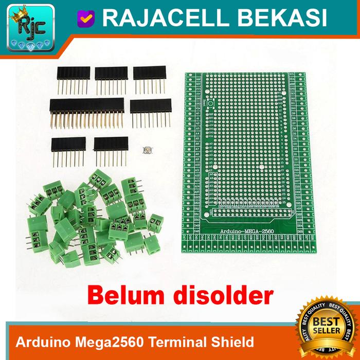 Jual Arduino Mega 2560 Terminal Shield PCB Prototype Terminal Block ...