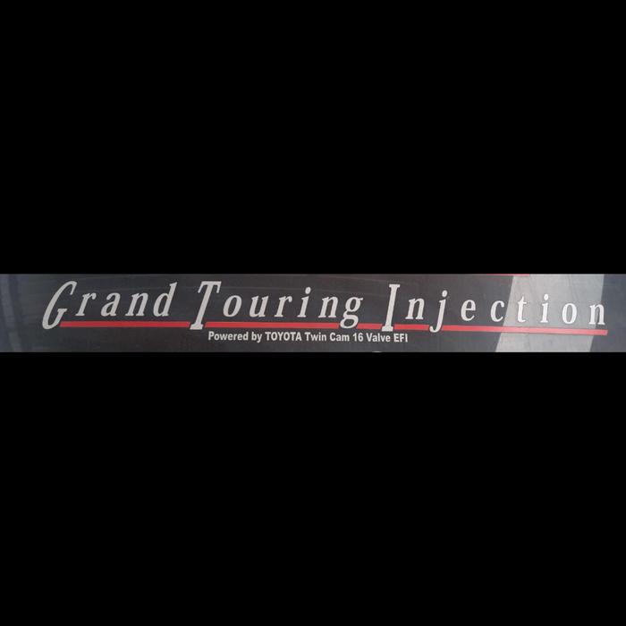 Jual sticker toyota grand touring injection corolla - Kota Bandung ...