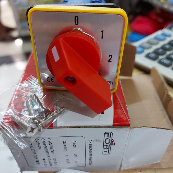 Jual selector / Rotary switch 2 pole 4 posisi 0123 - Jakarta Pusat ...