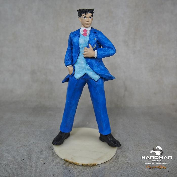Jual Figure Phoenix Wright anime manga handmade bukan shf|figma|vah ...
