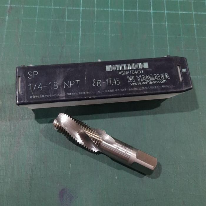 Jual Tap Pipa / Nepel Mesin 1/4 x 18 NPT Spiral YAMAWA JAPAN - Kota Depok - JJ Technical | Tokopedia