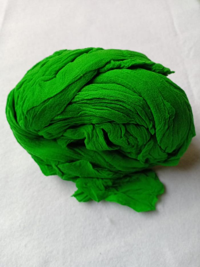 Jual Kain stoking/bunga stoking hijau daun per helai panjang 150cm ...