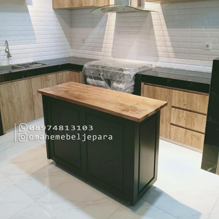 Jual Meja island roda 120cm / Meja dapur / Meja makan - Kab. Jepara ...