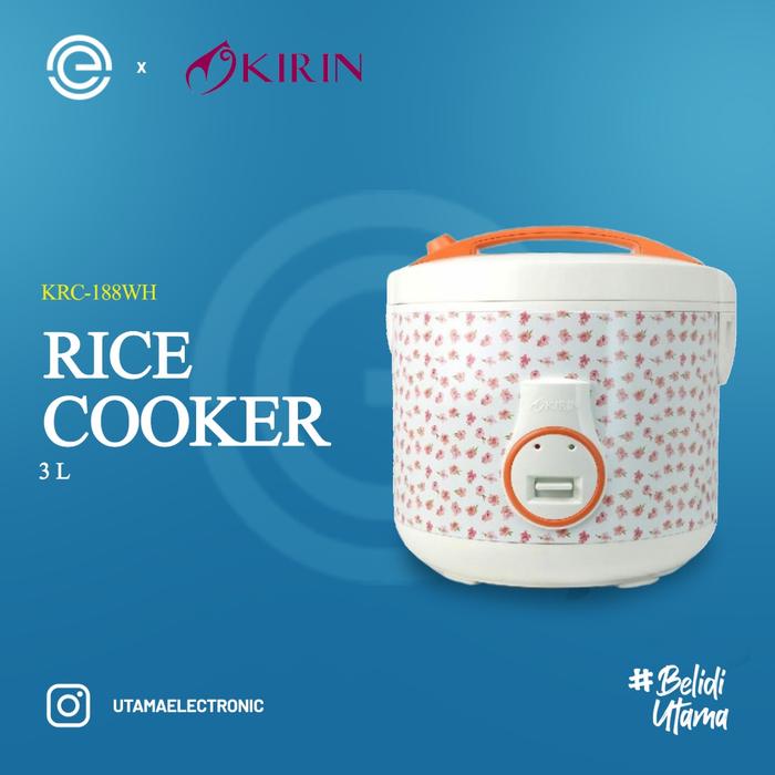 Jual KIRIN Rice Cooker Extra Besar 3 Liter KRC-188WH - Jakarta Pusat ...