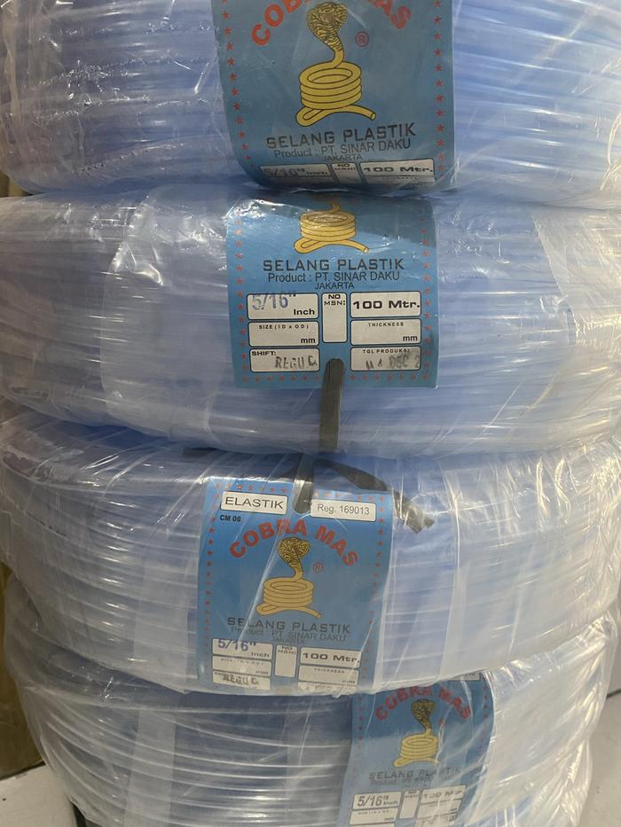 Jual Selang Cobra Mas Elastis 5/16" Selang Bening Aquarium Aerator ...