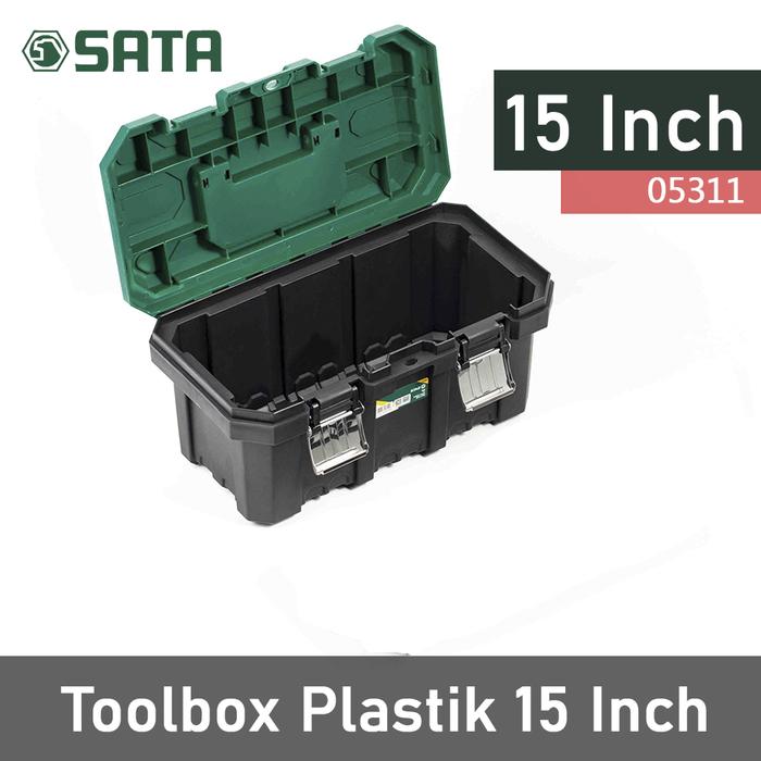 Jual Tool box Perkakas 05311 SATA Toolbox Plastik 15 INCH - Jakarta ...