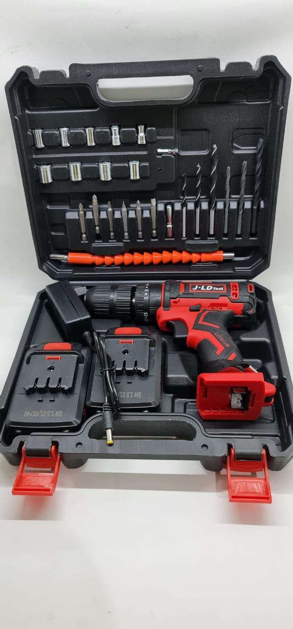 Jual MESIN BOR BATERAI SET 36V - CORDLESS DRILL SET 36V MERK JLD TOOLS ...